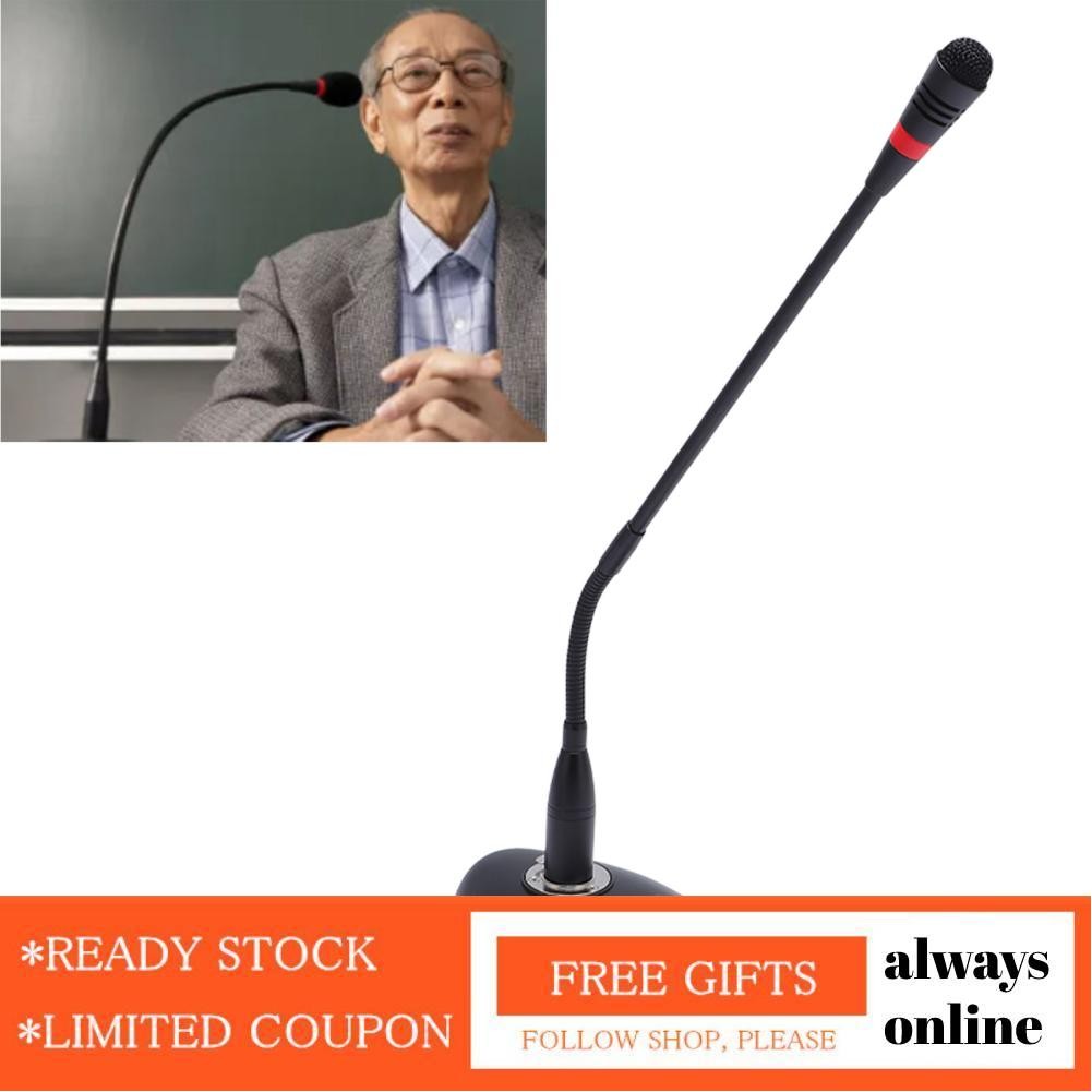 Alwaysonline Desktop Gooseneck Condenser Microphone Cardioid Adjustable ...