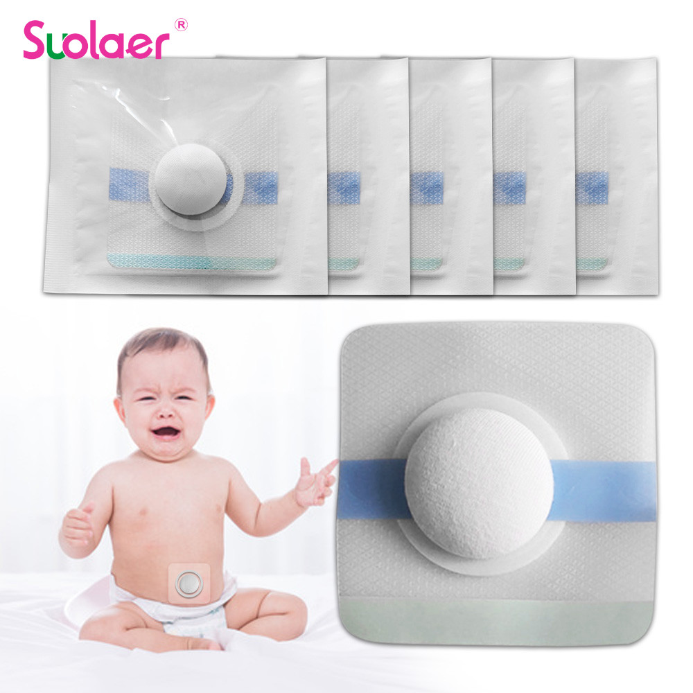 Suolaer 5PCS Baby Belly Button Stickers Bath Prevent Infection Newborn ...
