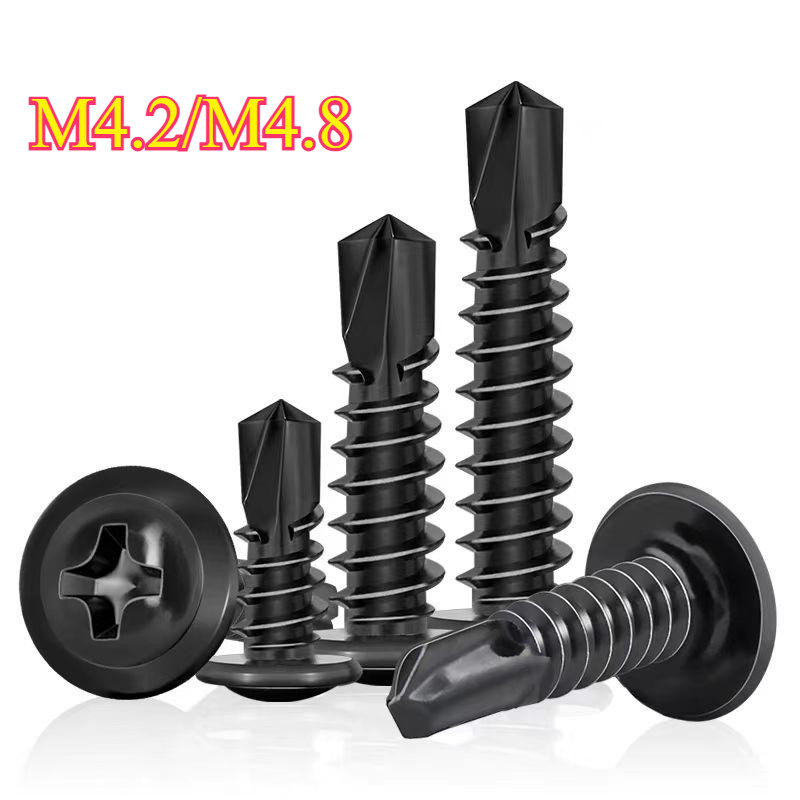【MDX】Black 410 stainless steel cross disc head drill tail self tapping ...