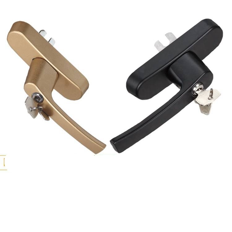 Aluminum Alloy Casement Window Handle with Lock, Universal Aluminum ...