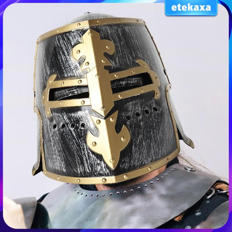 [Etekaxa] Samurai Helmet, Vintage Wearable Medieval Knight Knight ...