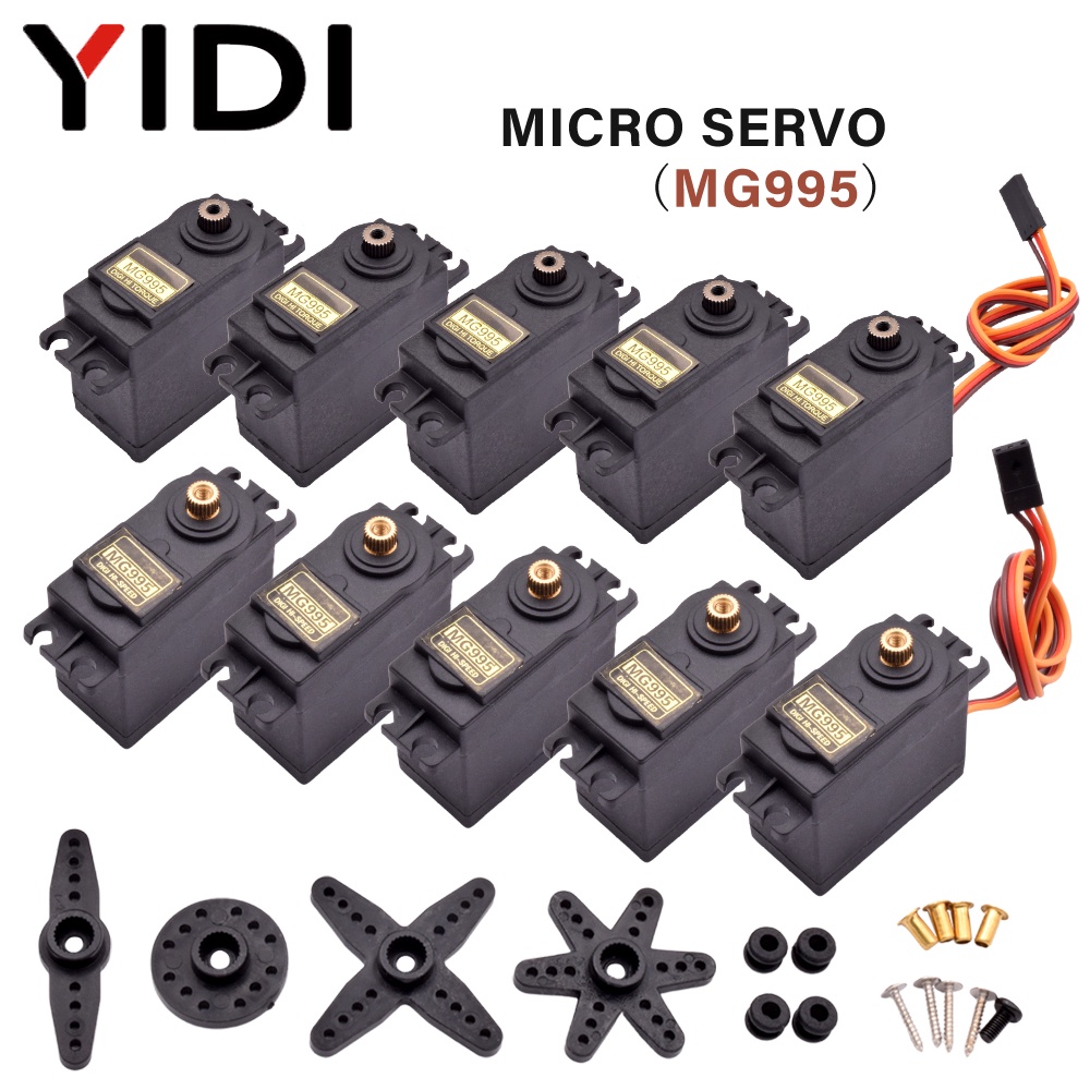 2/4pcs 180 360 MG995 Arduino Metal Gear 995 RC Car Servo Motor High ...