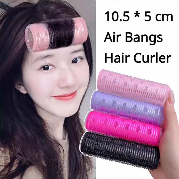 Black/pink Hair Curler Set Hair Roller Big 10.5cm Hair Root Fluffy Clip ...