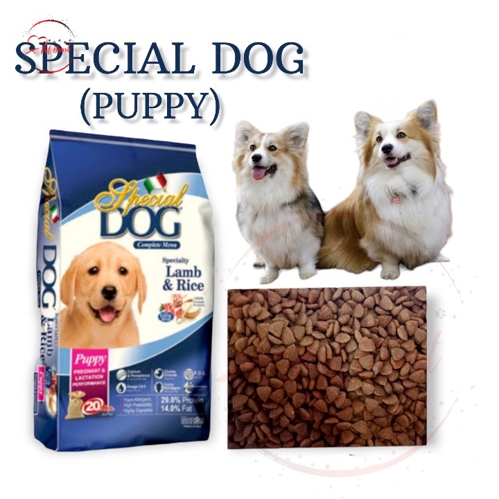 SPECIAL DOG Puppy dog food (Lamb & Rice) Kilo by Petheart | Shopee ...