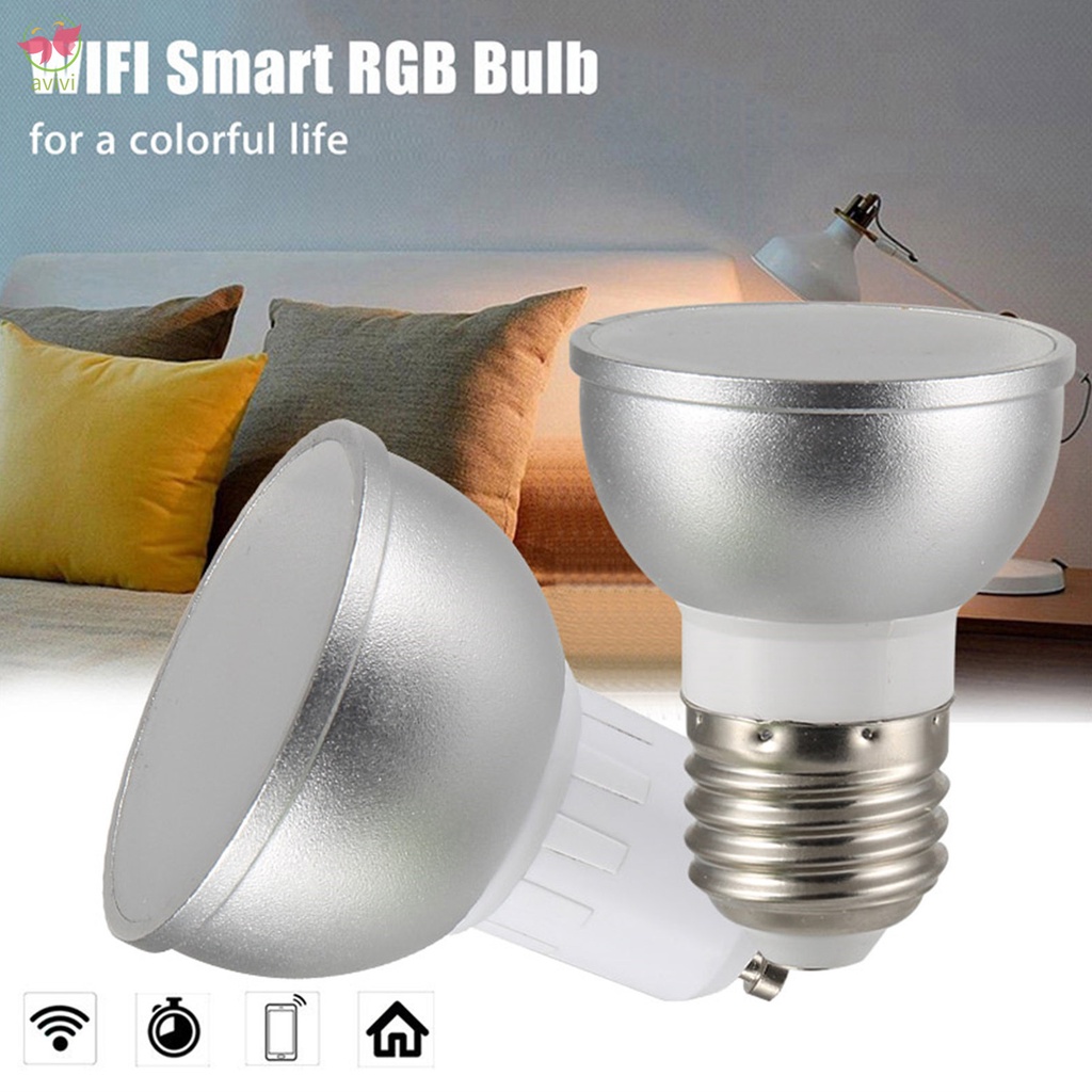 Smart Wi-Fi LED Light Bulb Ease of Installation& Universal Screw Base ...