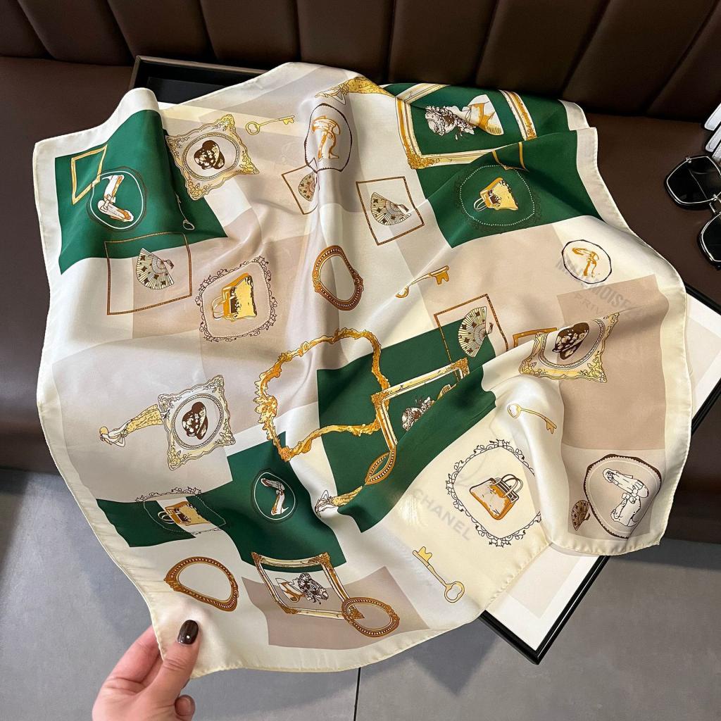 70cm New Style Retro Silk Scarf Fashionable All-Match Streamer Casual ...
