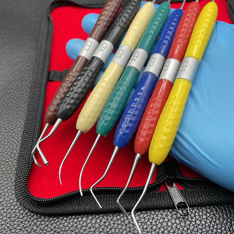 7pcs/set Dental Filled Tools Resin Filler Spatula Aesthetic Restoration ...