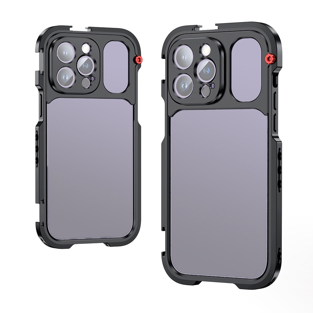 Mobile Phone Cage Rig Cold Shoe 1/4" Mount for Protective Case Vlog Kit ...