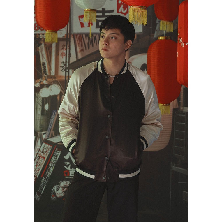 Mossimo Gekko Black Oversized Varsity Jacket | Shopee Philippines