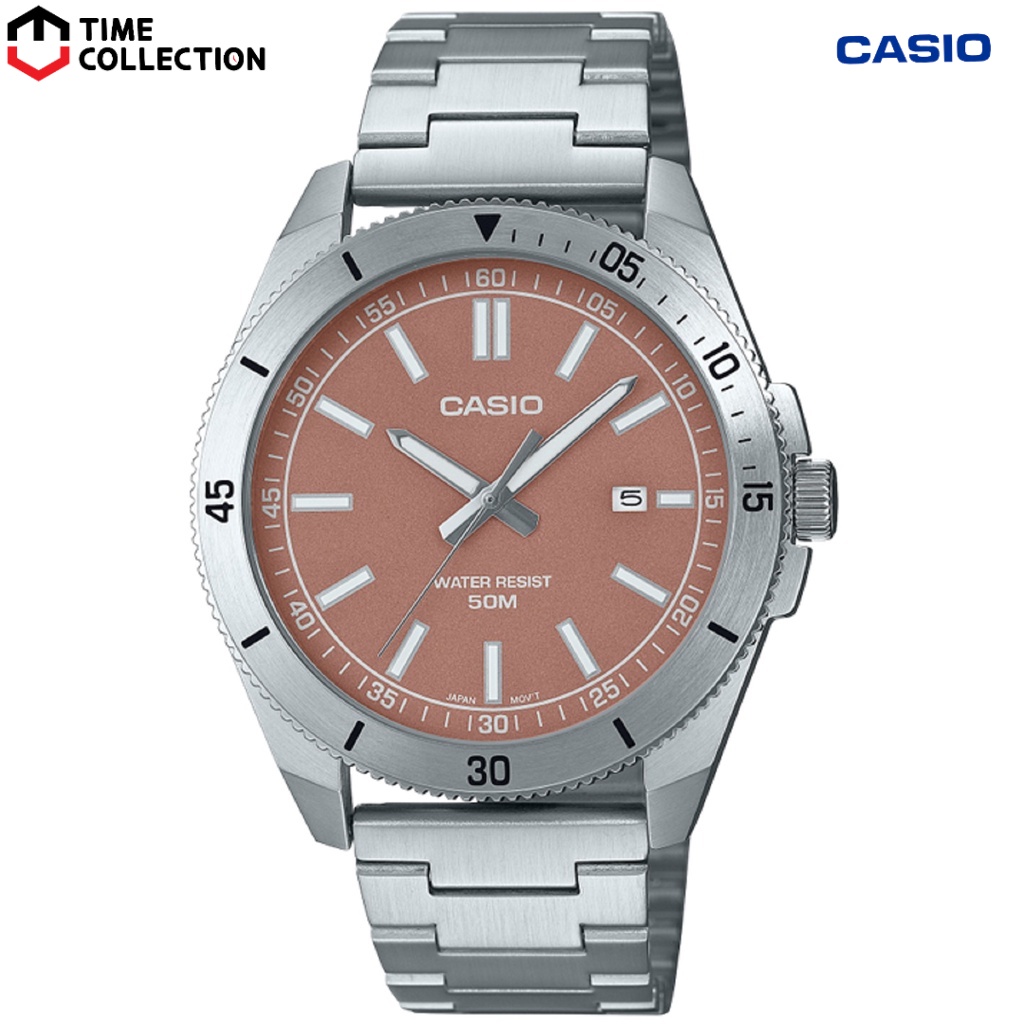 Casio MTP-B155D-5E Analog Stainless Steel Strap Watch for Men | Shopee ...