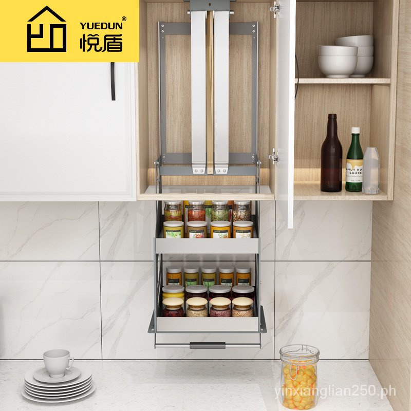 Hanging Cabinet lift pull basket pull-down wall cabinet vertical lift ...