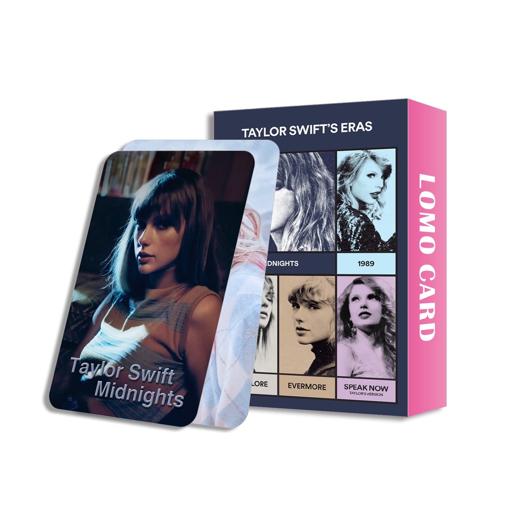 96pcs/box Taylor Swift American Singer Stickers Lomo Cards THE ERAS ...