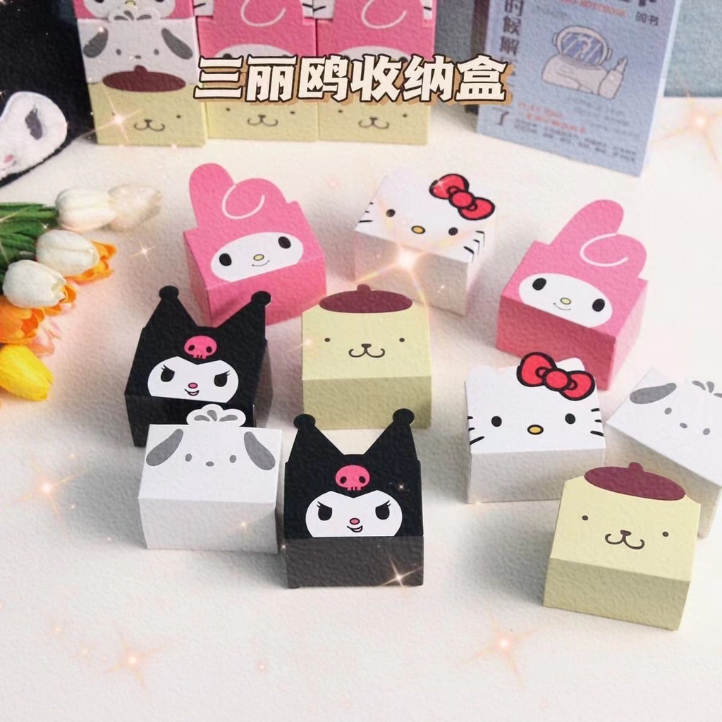 New - paper storage box, high-value cute cartoon storage box, can be ...