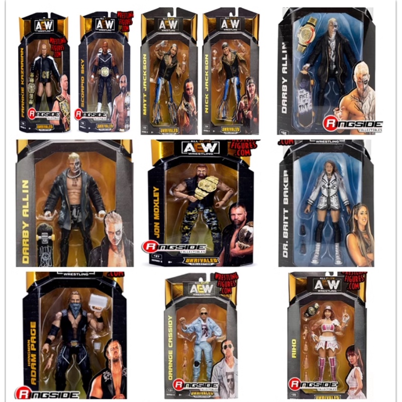Limited Edition Arena Wrestler Doll AEW Wrestler figure Super Action ...
