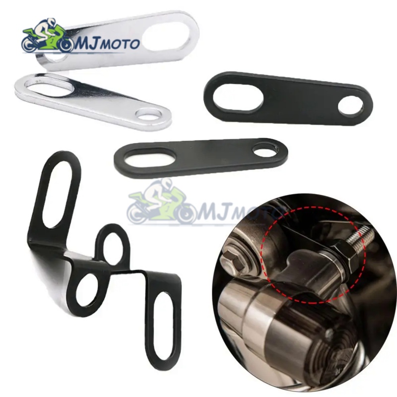 1Pair Motorcycle Lamp Brackets Turn Signal Light Lamp Mount Headlight ...