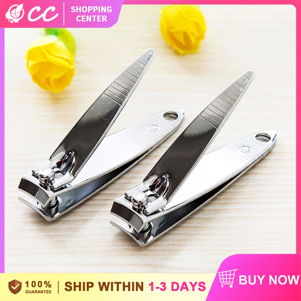 Stainless Steel Nail Clipper Compact Mini Nail Cutter with Curved ...