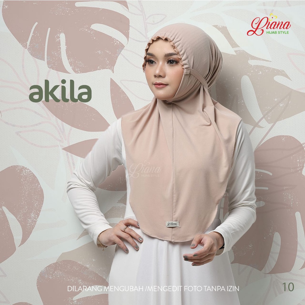 Bergo Akila Jersey Instant Hijab Ori Liana Hijab BY QOID | Shopee ...