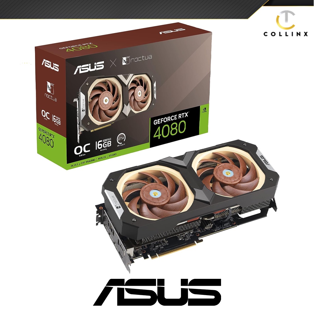ASUS RTX4080-O16G-NOCTUA Graphics Card | Dual BIOS | Collinx Computer ...