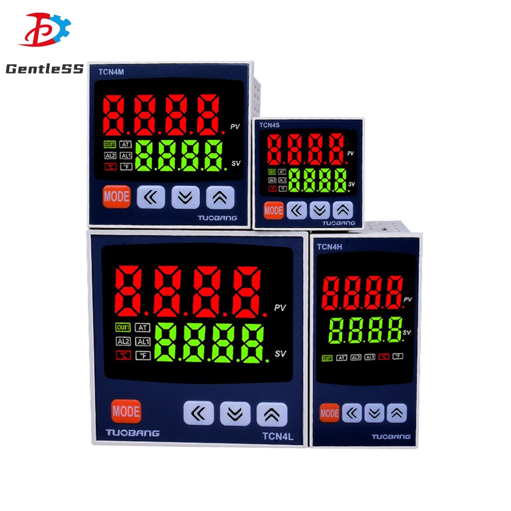 TCN4 PID Temperature Controller Meter Indicator Digital Programmable Universal Thermostat ...