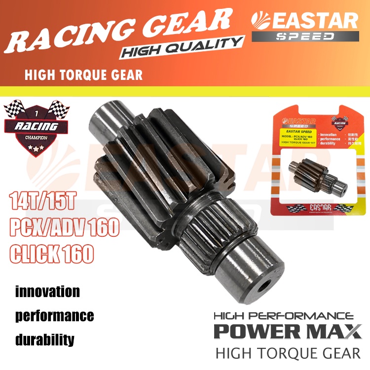 RACING DRIVE TORQUE GEAR CLICK160，ADV160，PCX160 14T/15T | Shopee ...