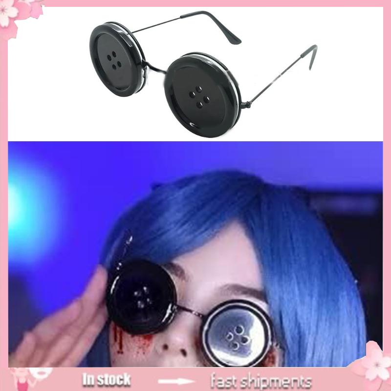 YOIOI Button Eyes Glasses Anime Coralines Merchandise for Halloween ...
