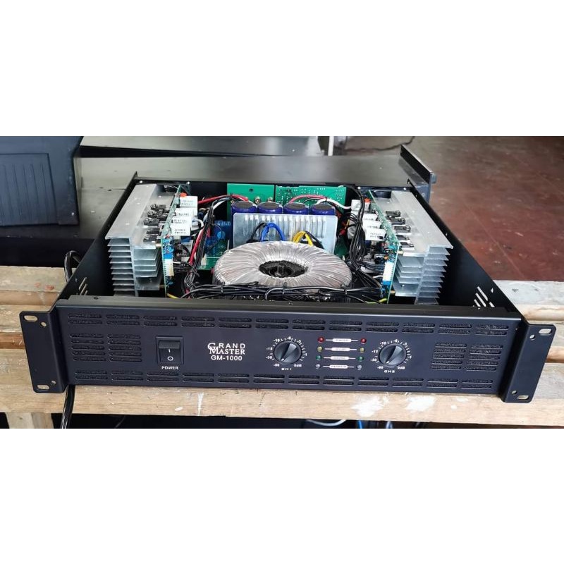 Live Grandmaster GM-1000 600W RMS Powered Amplifier | Shopee Philippines