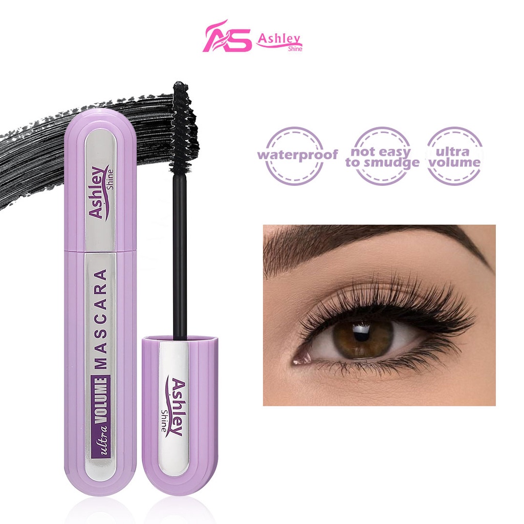 Ashley Shine Waterproof Long Lasting Mascara Ultra Volume Lengthening ...