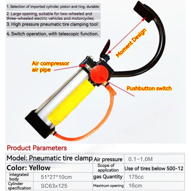 Pneumatic tire scraper,vacuum tire quick tire remover, motorcycle ...