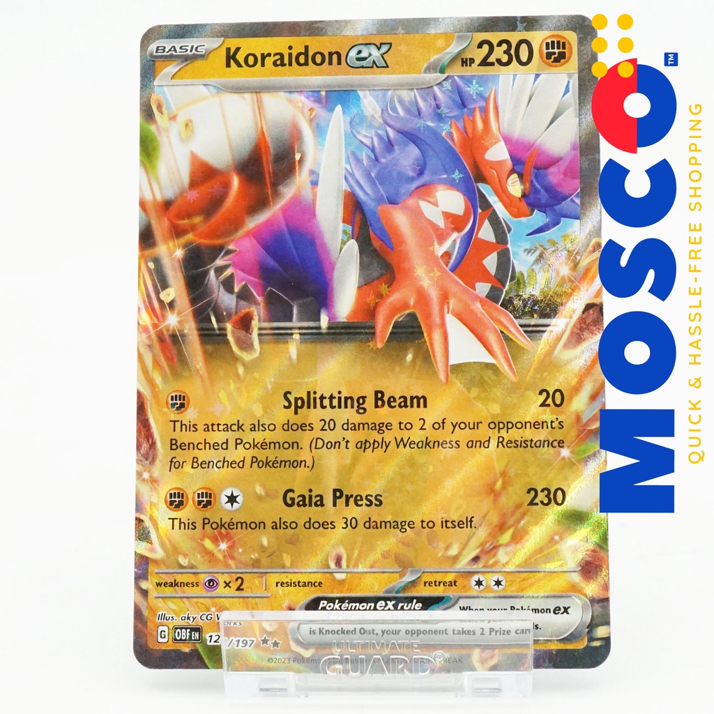 Koraidon ex - 124/197 - Ultra Rare Obsidian Flames | Pokemon TCG | Shopee Philippines
