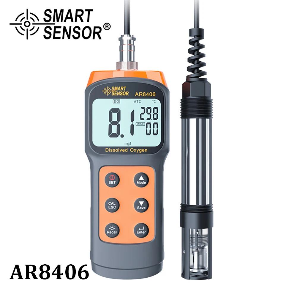 SMART SENSOR Digital Dissolved Oxygen Detector Meter Portable Dissolved Oxygen Water Quality ...