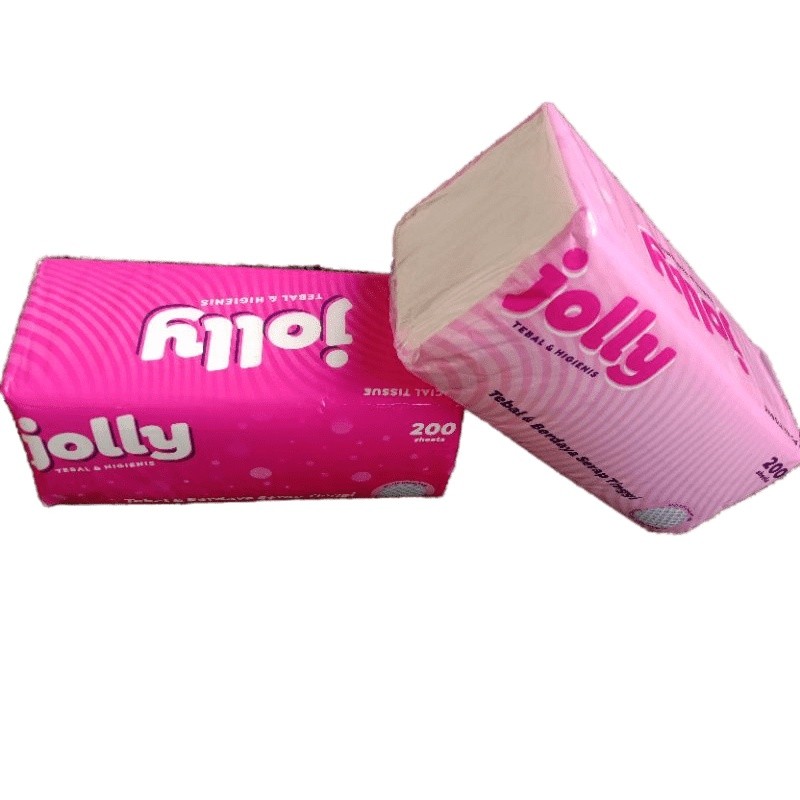TISSUE JOLLY 200 SHEETS 2 PLY FACIAL TISSUE HOME CARE EQUIPMENT TISSUE ...