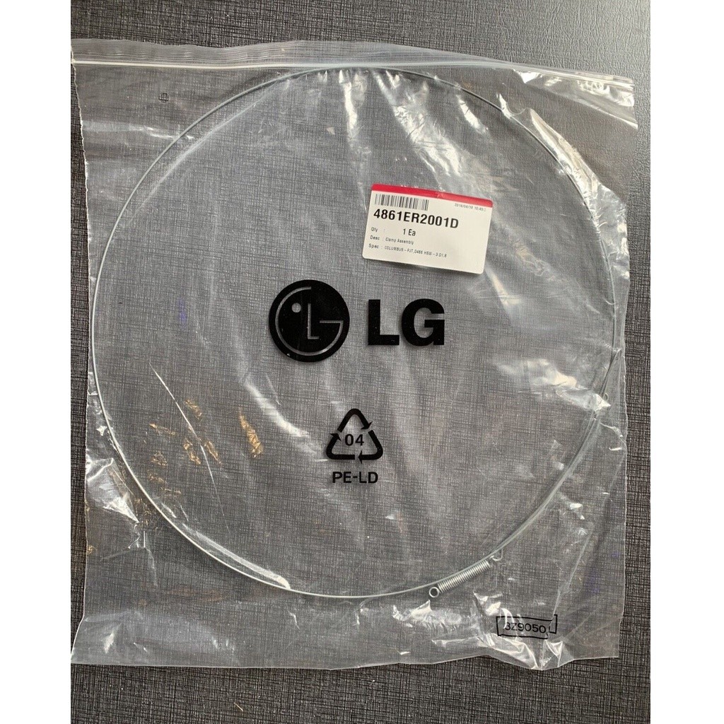 NEW LG Washer Door Boot Gasket Clamp Set 4861ER2001D & 2W20017E ...