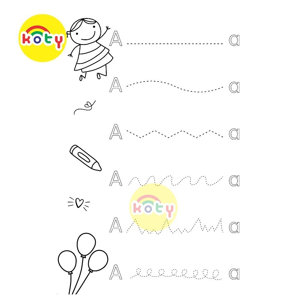 Set of 29 Coloring Pages Connecting Letters to the Alphabet in ...