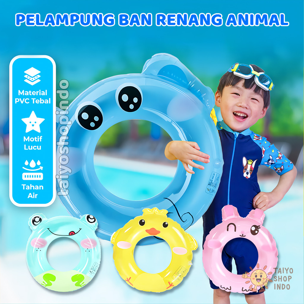 Taiyo Animal Swimming Tube 60cm 70cm Animal Character Children's Buoy ...