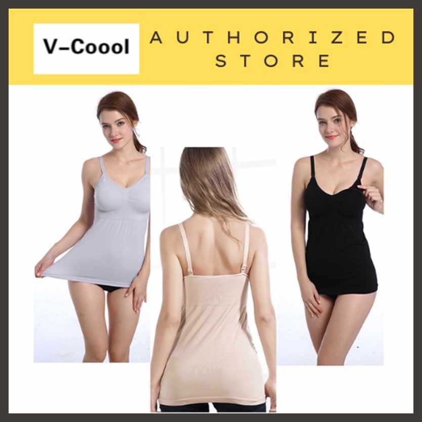 V-Coool,zk|Breastfeeding]Bm@Maternity`tl;Nursing&Tank&Top&Padded | Shopee Philippines