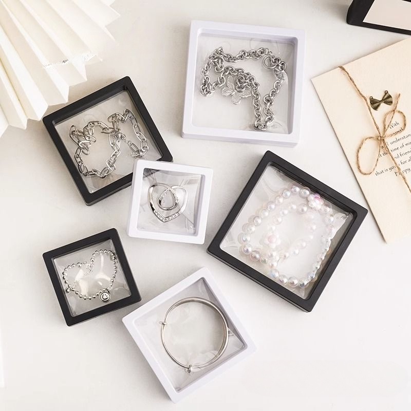 PE film suspension box. Transparent acrylic jewelry bracelet storage ...