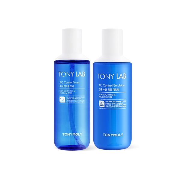 TONYMOLY Tony Lab AC Control Toner/Emulsion | Shopee Philippines
