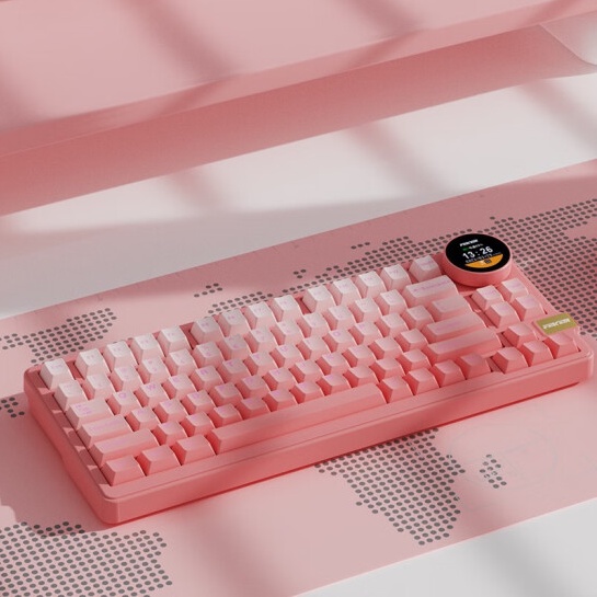 FEKER K75 Wireless Mechanical Keyboard 75% Multifunctional Display RGB ...