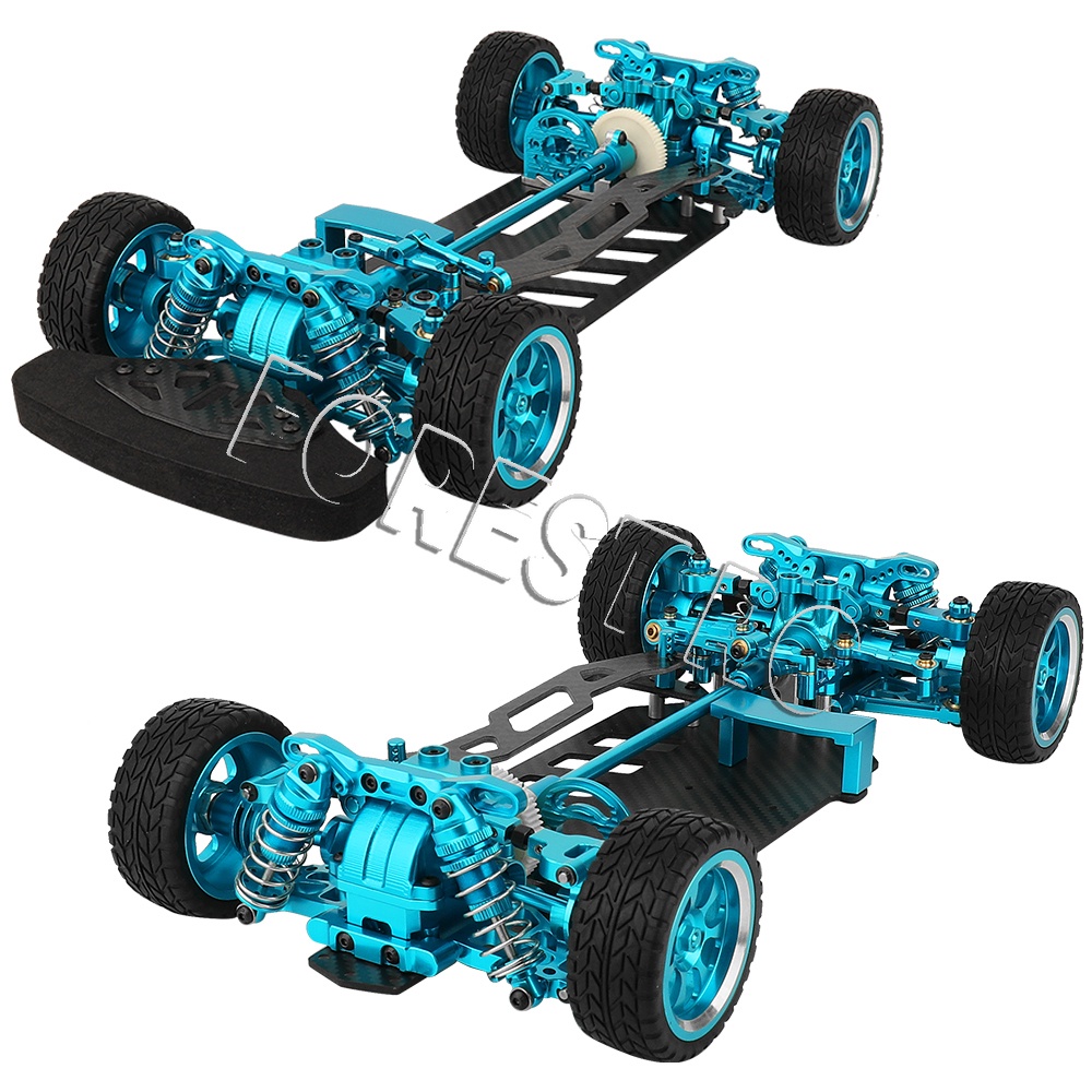Metal &Carbon Fiber Shaft Drive 1/10 RC Touring Car Chassis Frame Body ...
