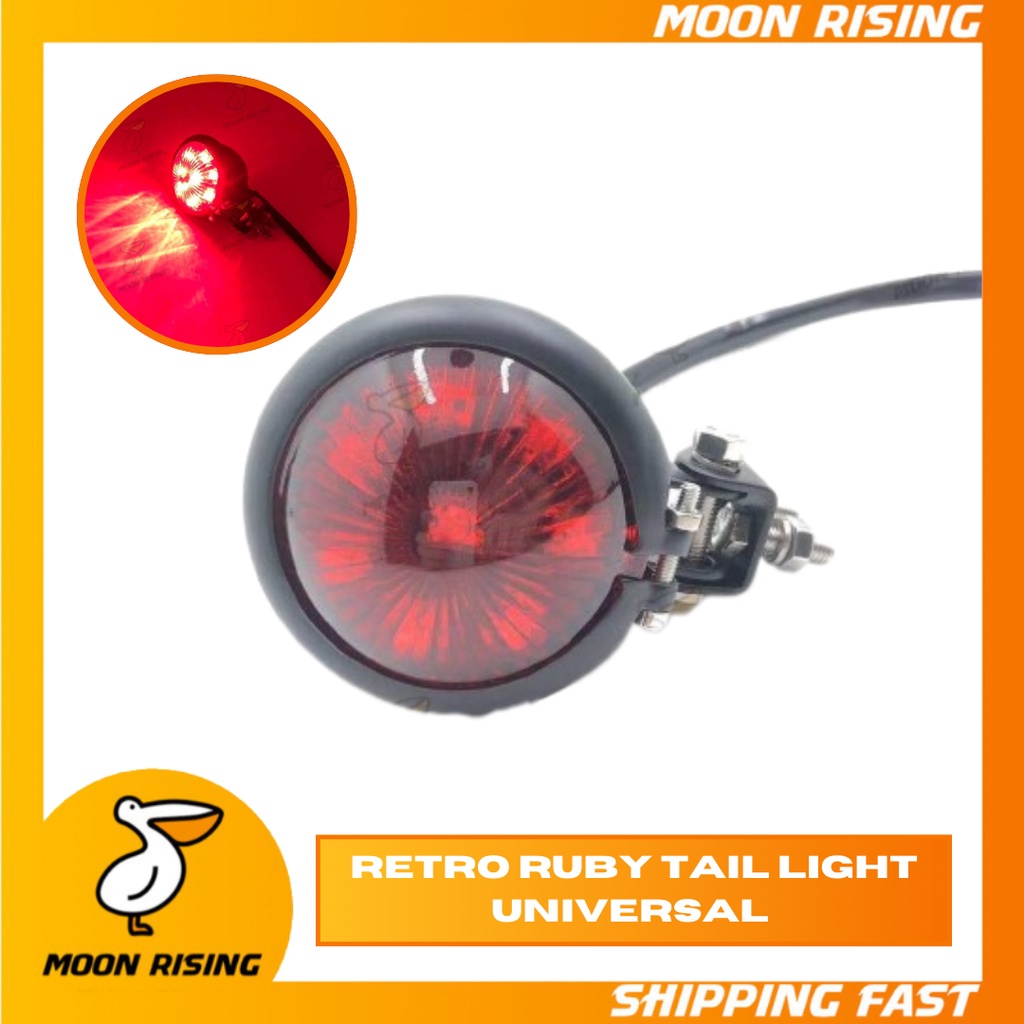 RETRO TAIL LIGHT RUBY TAIL LIGHT UNIVERSAL 9033 9034 [MOON RISING ...