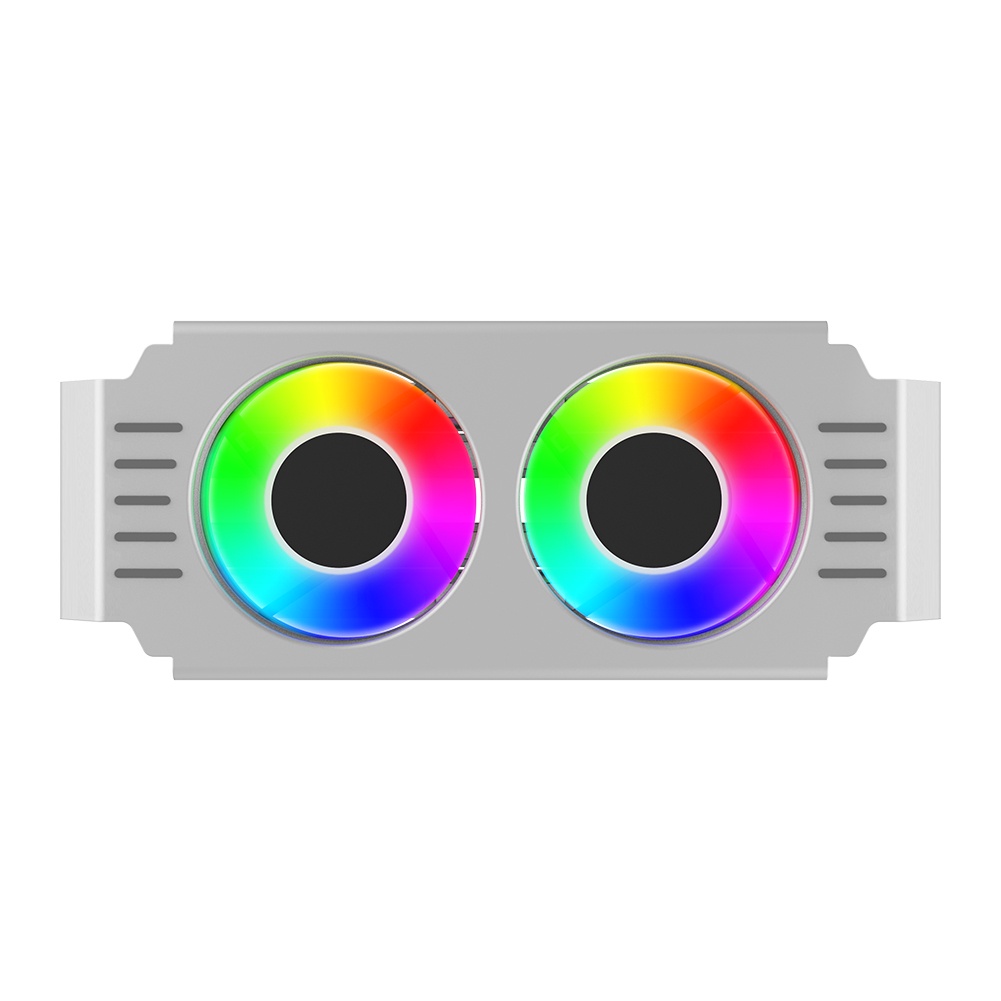 Sweetdiceph D50 Ram Argb Sync Heatsink Cooler Memory With Dual Pwm Cooling Fan For Ddr4 Ddr5 6064