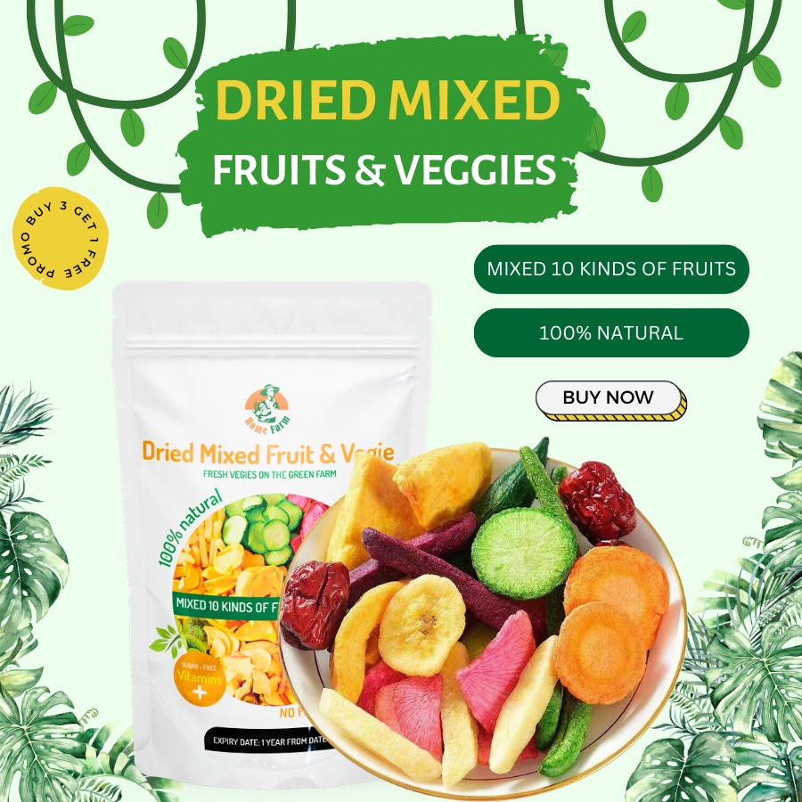 Dried mixed nuts and fruits mix of 7 types dried vegetables snack mixed ...