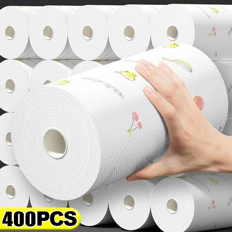 50/100/400Pcs Kitchen Disposable Lazy Rags/Thickened Water Absorbent ...