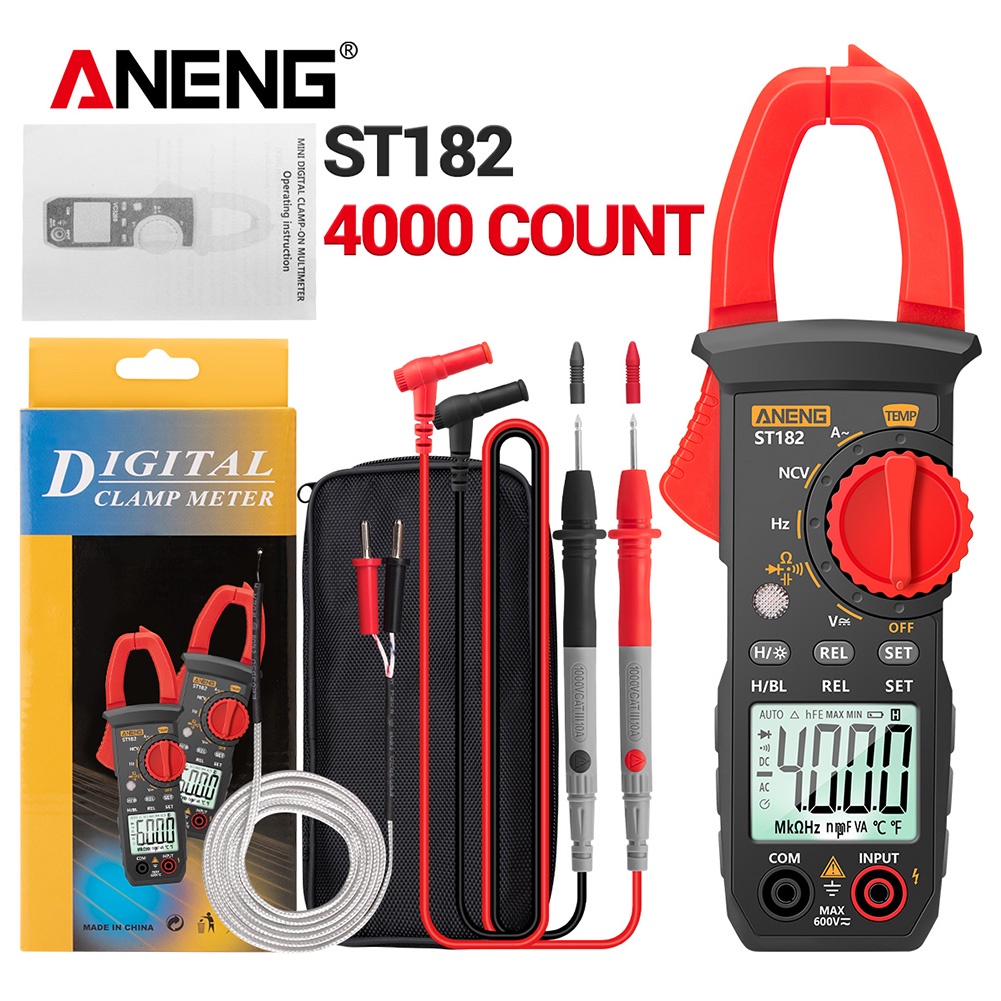 newstyle0 ST182/ST170/ST180 Digital Clamp Meter AC Current Multimeter ...