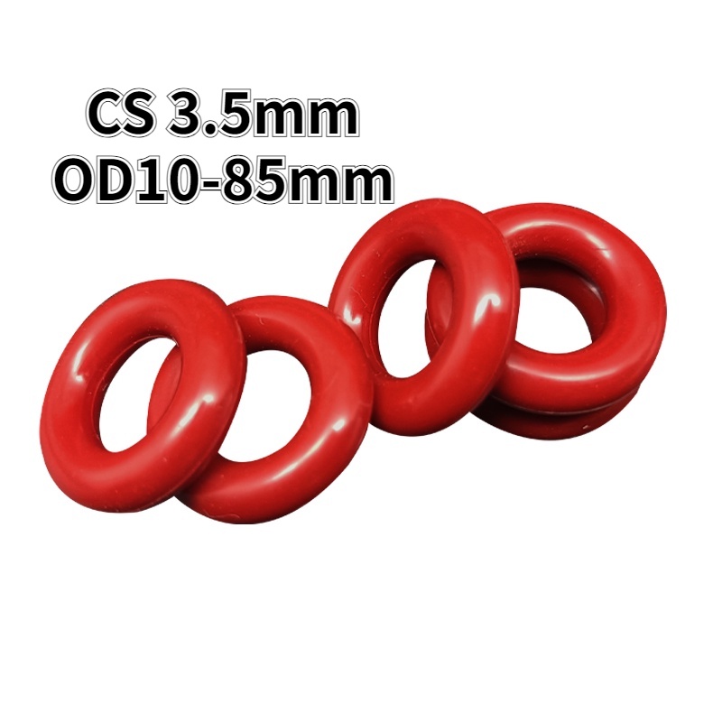 [HNK] Vqm Silicone O-Ring Rubber Sealing Ring Red O-Ring High ...