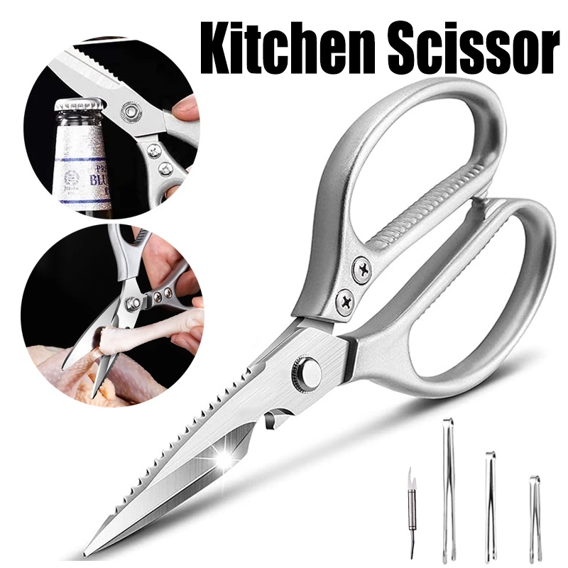 Multifunctional Kitchen Scissor Food Tong/Professional Stainless Steel ...