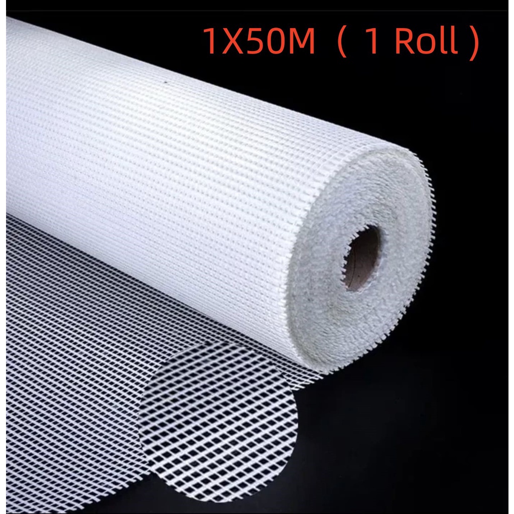 Waterproof fiber mesh 1M x 50MTS 1Mx35MTS per roll 75gsm | Shopee ...
