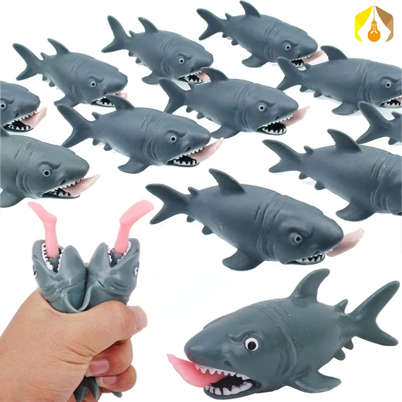 Adult Funny Office Shark Leg Squeezing Toy/ Portable Children Humor ...