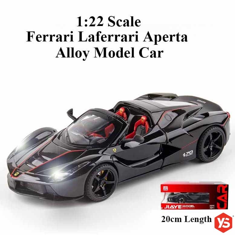 1:22 Scale Model of Ferrari Laferrari Aperta Convertible Alloy Car ...