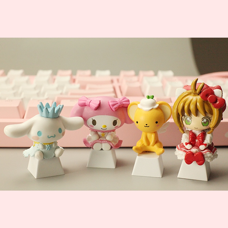 Cute Melody Kuromi Single Keycap for Mechanical Keyboard Personalized ...
